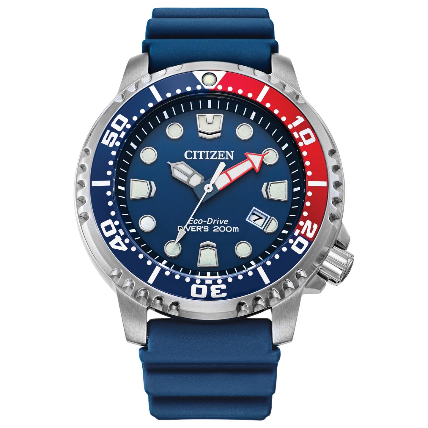 Citizen Men's Eco-Drive Promaster Diver Stainless Steel Watch ...